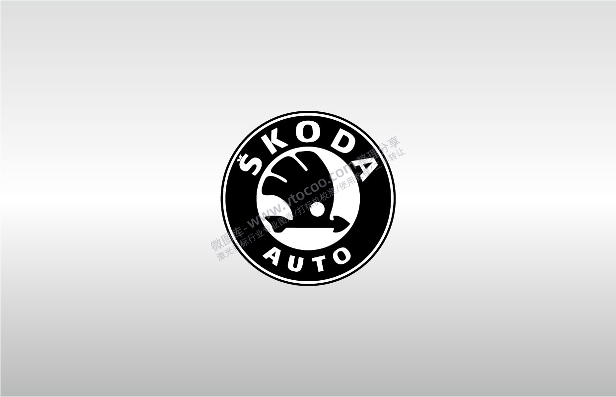 斯柯达SKODA汽车标志LOGO矢量图通用AI档激光打标图档文件 - 微图库